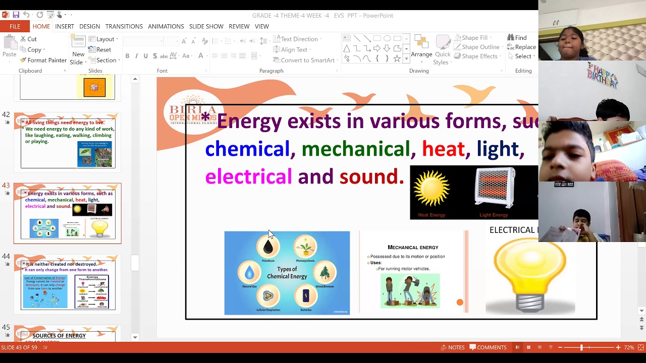 GRADE- 4 EVS THEME- 4 WORK AND ENERGY ( Date- 10-12-20 ) - YouTube
