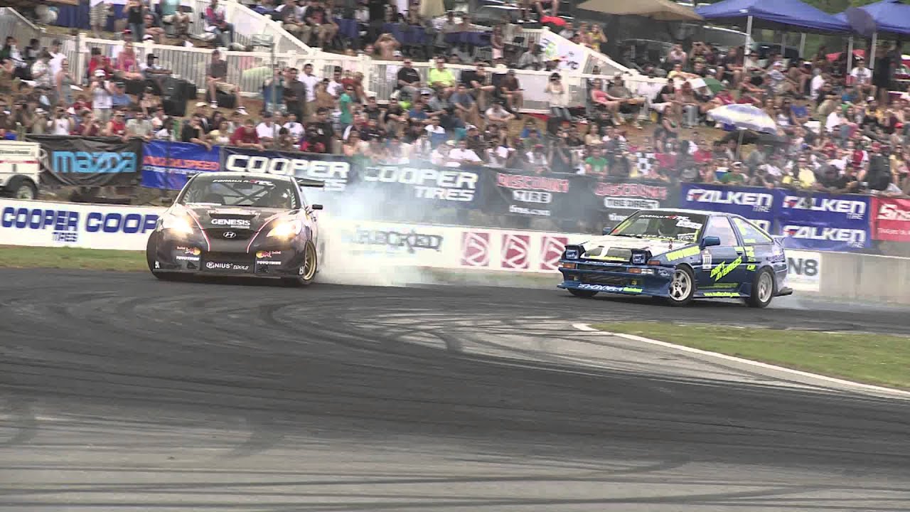 Rhys Millen vs. Tommy Suell - 2009 Formula Drift Road Atlanta - Top 32 ...