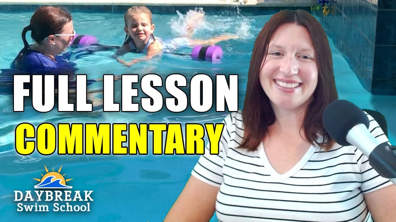 Teaching a 2 Year Old to Swim - Full Lesson Commentary - YouTube