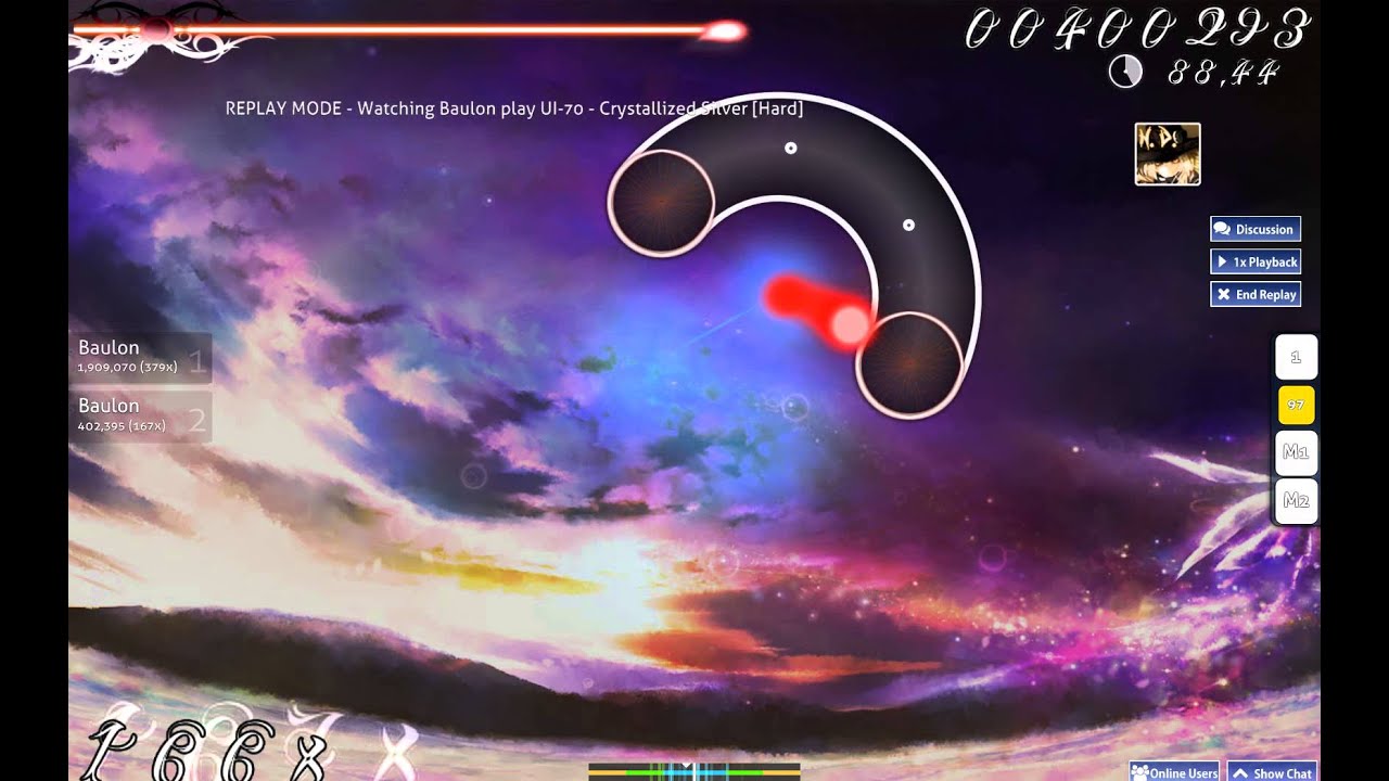 Osu! Ui-70 - Crystallized Silver [Hard] HD - YouTube