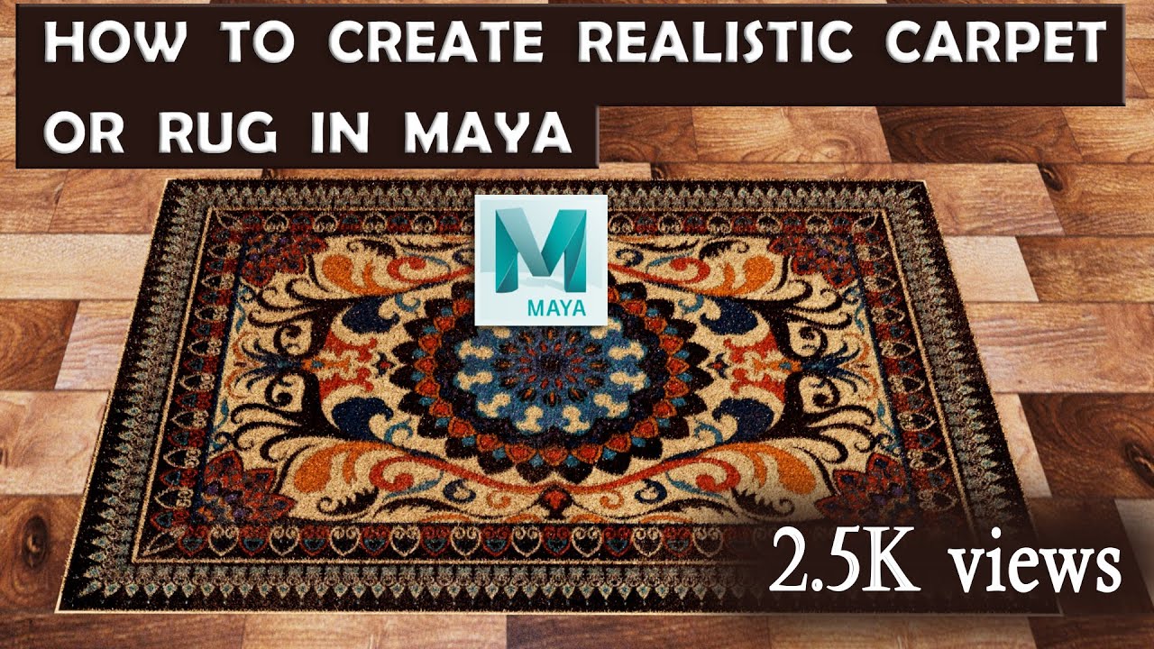 Create Realistic Carpet or Rug in maya| Maya Xgen |Maya 2023 - YouTube
