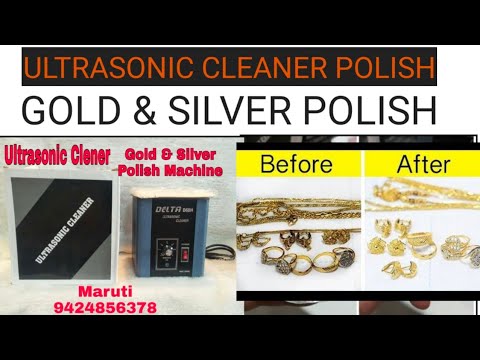 Gold & Silver automatic Polish Machine | Ultrasonic cleaner polisher ...