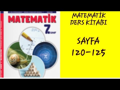 7.SINIF MATEMATİK DERS KİTABI SAYFA 120-125 // 7.SINIF MATEMATİK EDAT YAYINLARI SAYFA 120-125