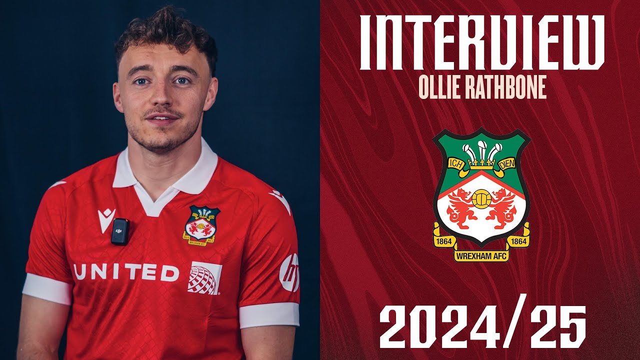 INTERVIEW | Ollie Rathbone's first Wrexham AFC interview - YouTube
