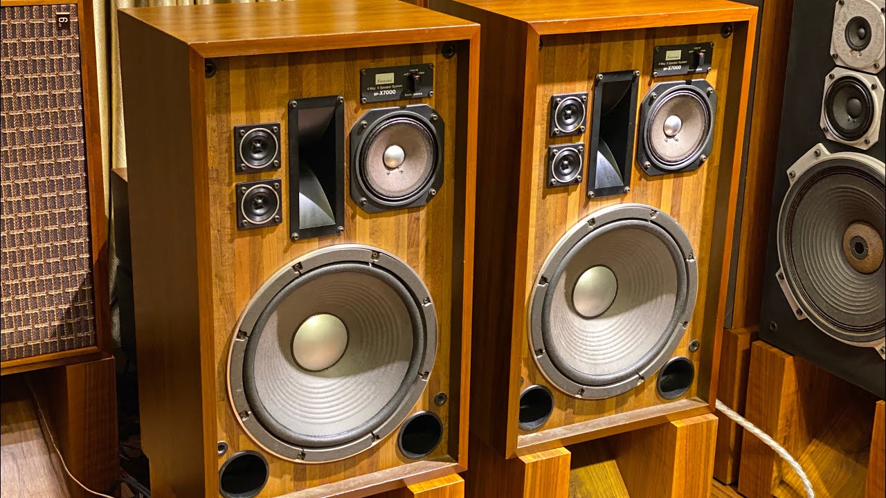Sansui Sp-X7000 xuất MỸ bass 30 // Giao lưu 7tr5 0946101332 - YouTube