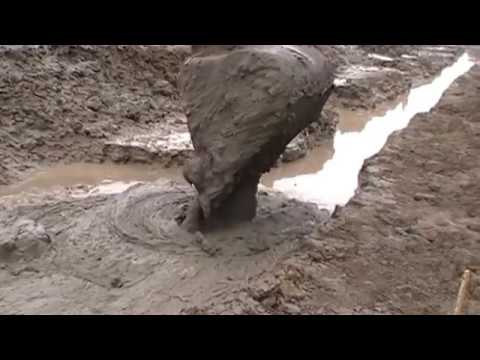 Mixing and Placing Backfill - YouTube
