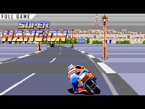 Super Hang-On (Original + Arcade Mode) | Sega Genesis | Full Game [Upscaled to 4K using xBRz]
