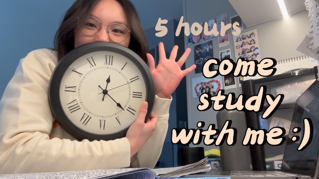 📚 Come Study with Me :) 5 HOURS edition - YouTube