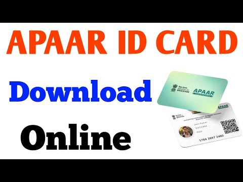 aapar ID card Kaise || how to download apaar card online || Download ...