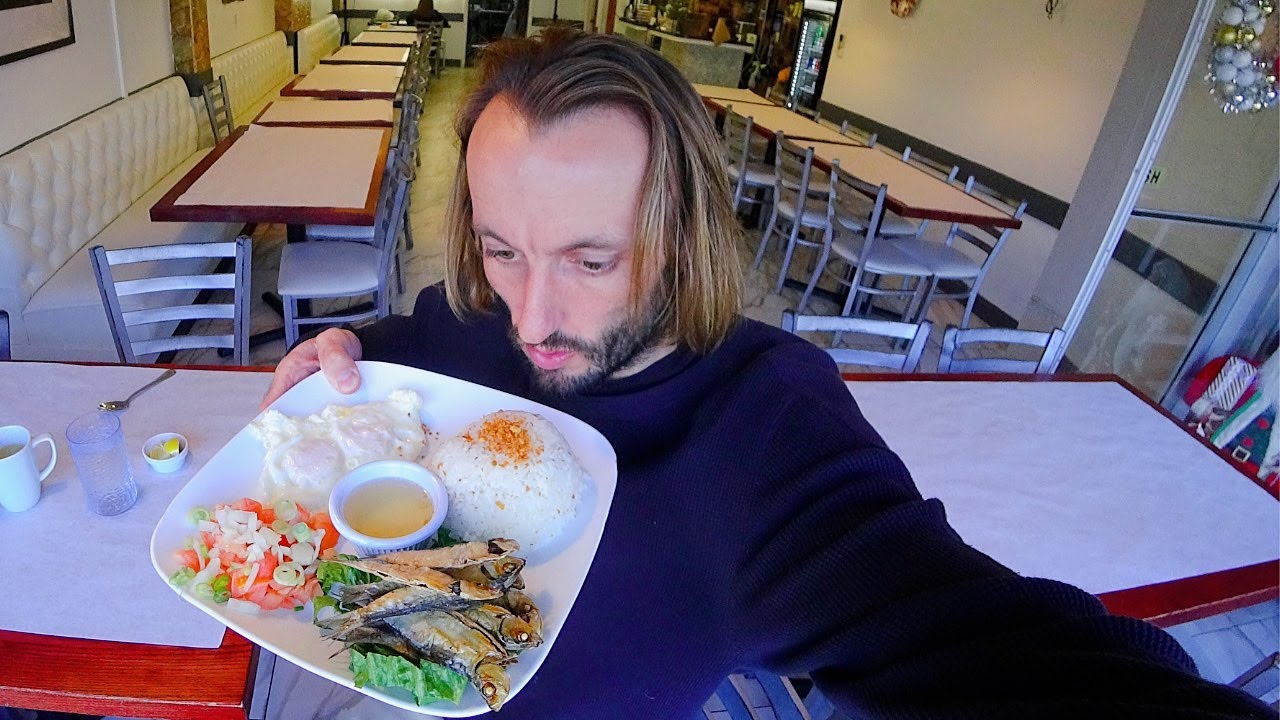 Tuyo Silog, Nilagang Baka & Calamansi Tea 🇵🇭 | Trying Filipino Food in ...