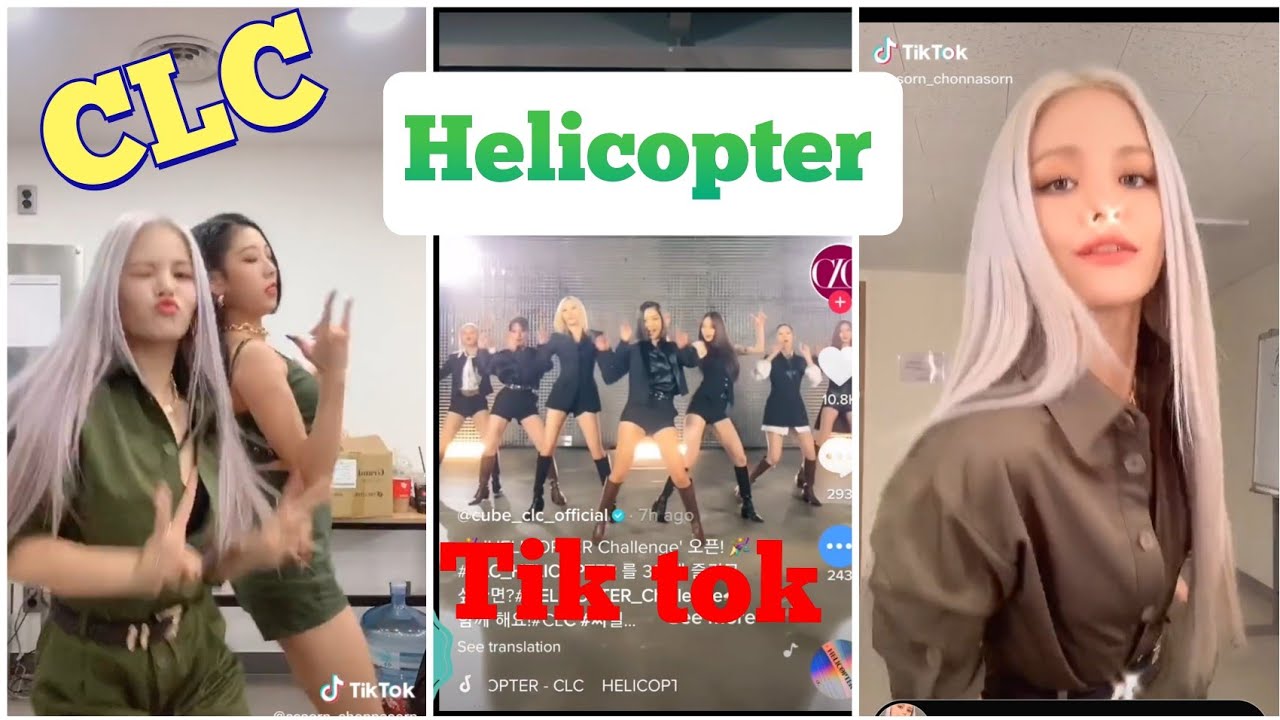 씨엘씨 (CLC) [Sorn & Seung yeon] - Helicopter. Tik Tok Challenge. - YouTube