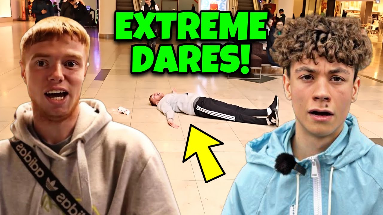 Extreme Public Dares With Luke Bennett (POLICE CAME) - YouTube