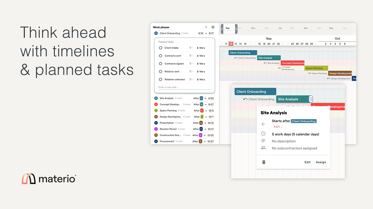 Think ahead with planned tasks and templates (Timelines) - YouTube