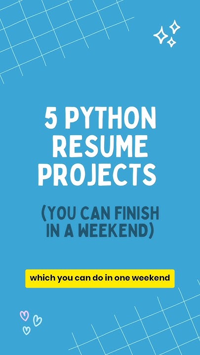 Python Projects for Resume 🔥 #shorts #project #computer #python #resume #weekend - YouTube