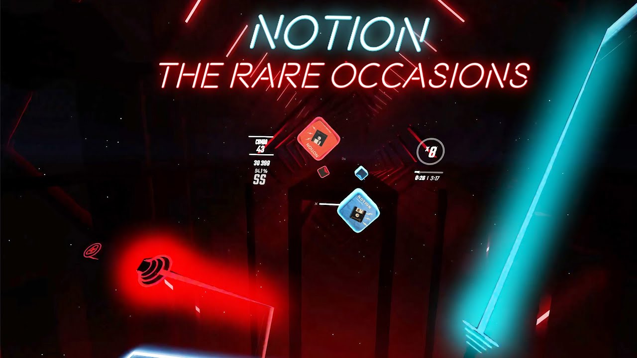 Notion - The Rare Occasions (S Rank Expert+) Beat Saber - YouTube