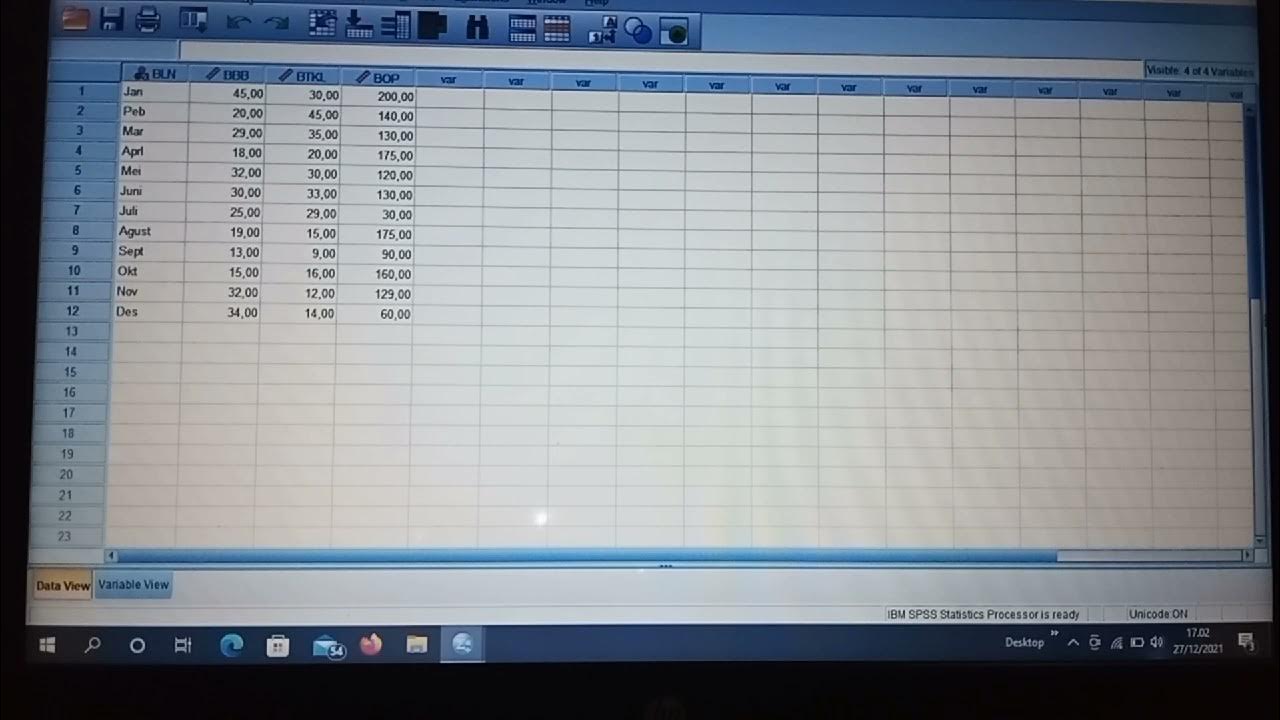 Part 6 | Cara membuat data dengan menggunakan Compute variable SPSS ...