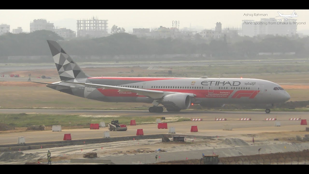 Boeing 787 & 747-8F Landings at Dhaka Airport - YouTube