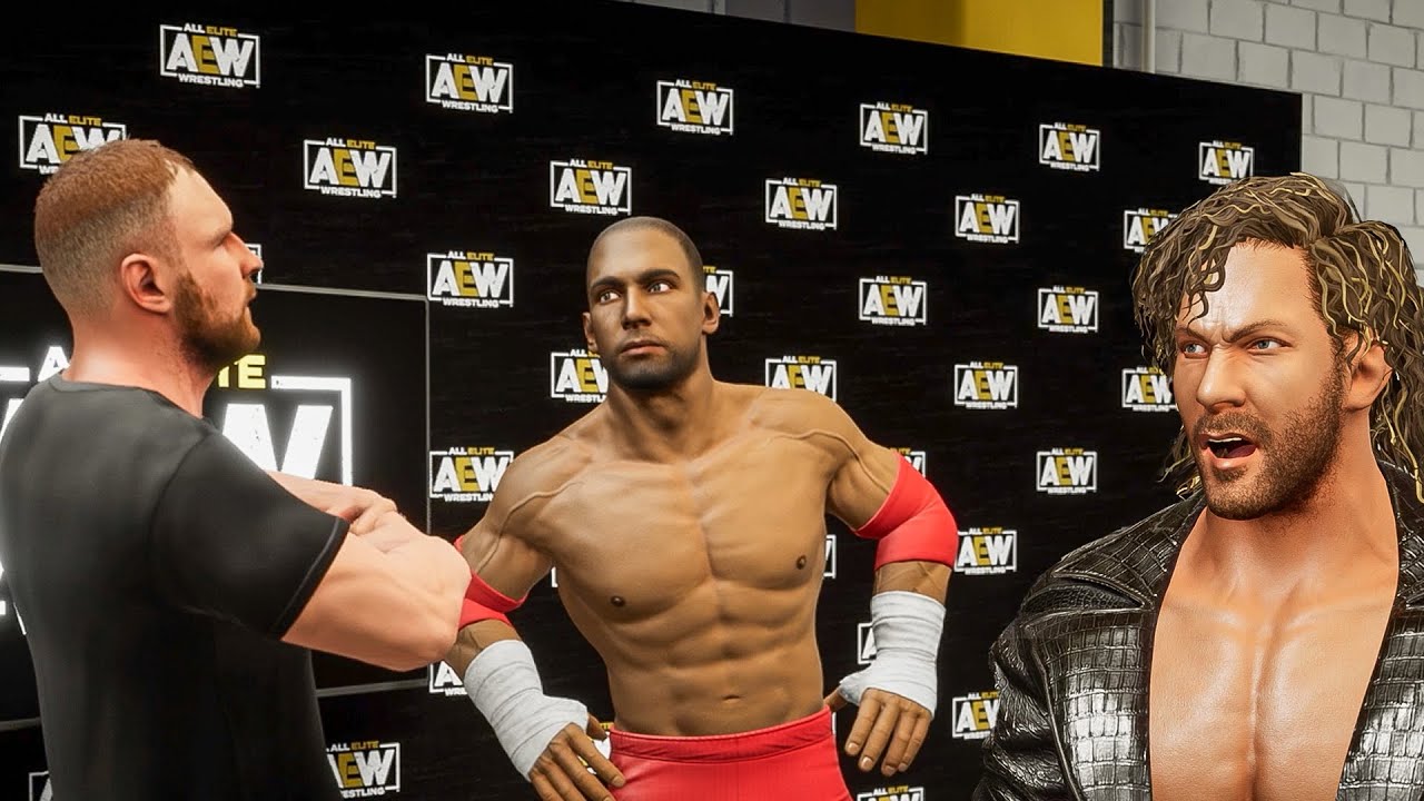 AEW Fight Forever: Road To Elite Career Mode Ep 6 - 3 Way Match - YouTube