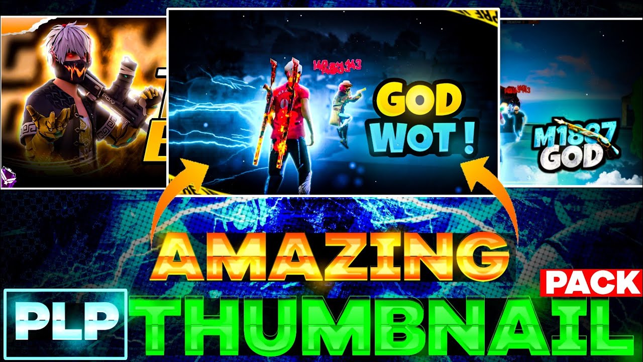 🔵[PLP] Free Fire Viral Montage & Game play Thumbnail Pack || Pixelab ...
