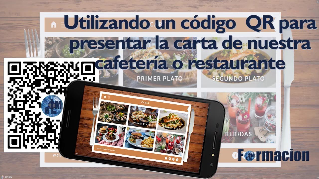 Utilizando un código QR para presentar la carta de nuestra cafetería o ...