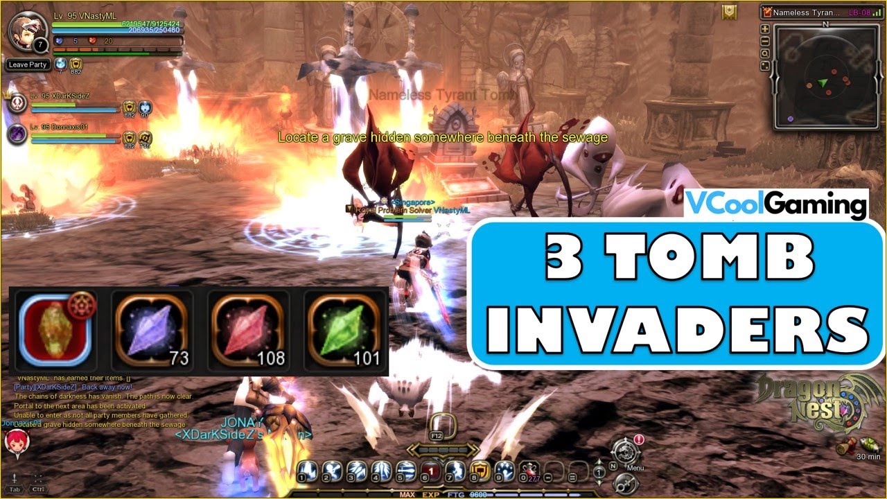 Dungeon Hunt Vlog 17: 3 Tomb Invaders in 2 Days Subs Hunt - Dragon Nest ...