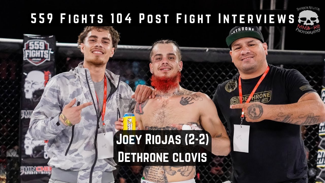 559 Fights 104 Post Fight Interview | Joey Riojas Talks Huge Win ...
