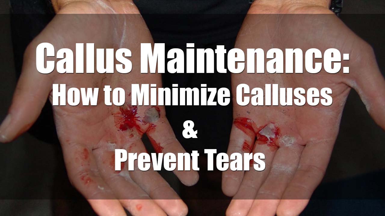 Callus Maintenance: How to Minimize Calluses & Prevent Tears - YouTube