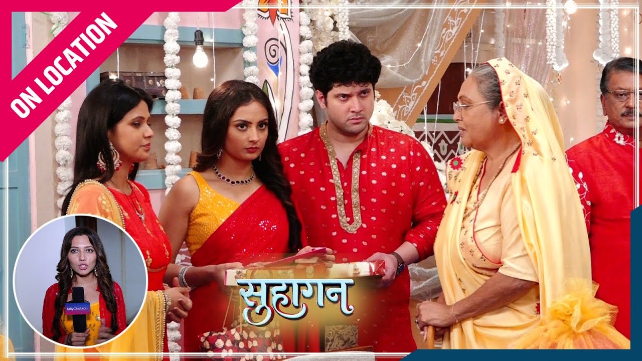 Suhaagan | On Location | Bindiya से हुई Payal को जलन | - YouTube