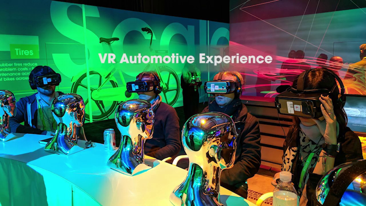 VR Automotive Experience - CES 2018 - YouTube