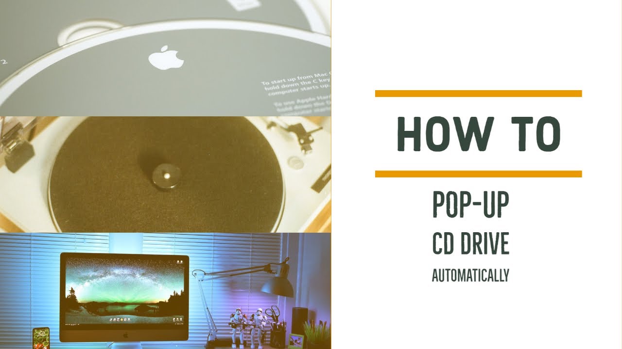 How to pop out CD Drive - automatically - YouTube