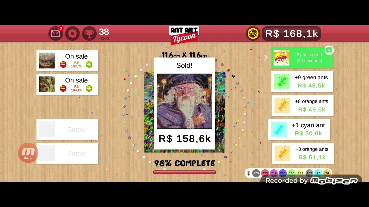 ant art tycoon - YouTube