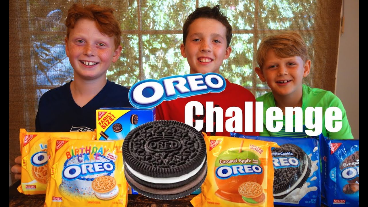 Oreos Challenge : The Blindfold Cookie Tasting Game! Messy Monday ...