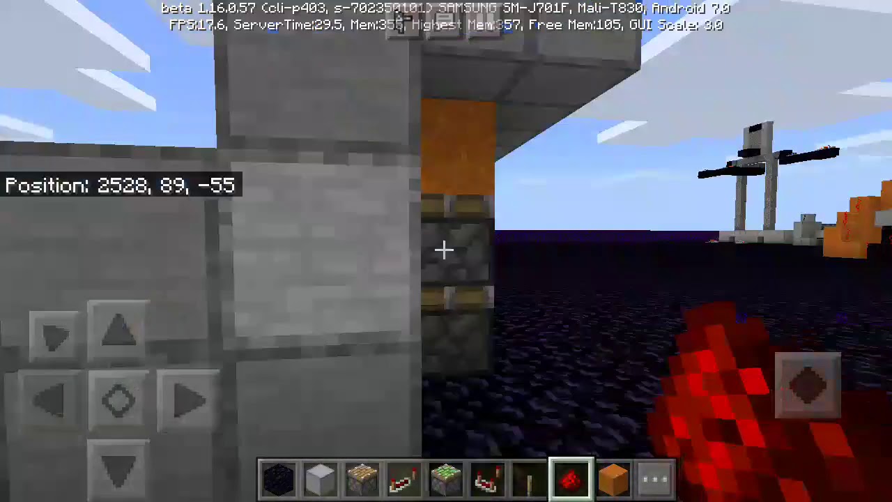 How to make rising wall in mc - YouTube