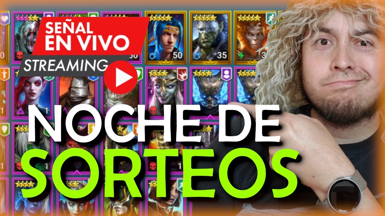 EN VIVO! - SORTEO DE CUENTAS para arrancar con legendarios!!!!! | RAID ...