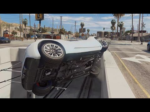 GTA 5 Car Crashes Compilation With Realistic Deformation Mod #16 - YouTube