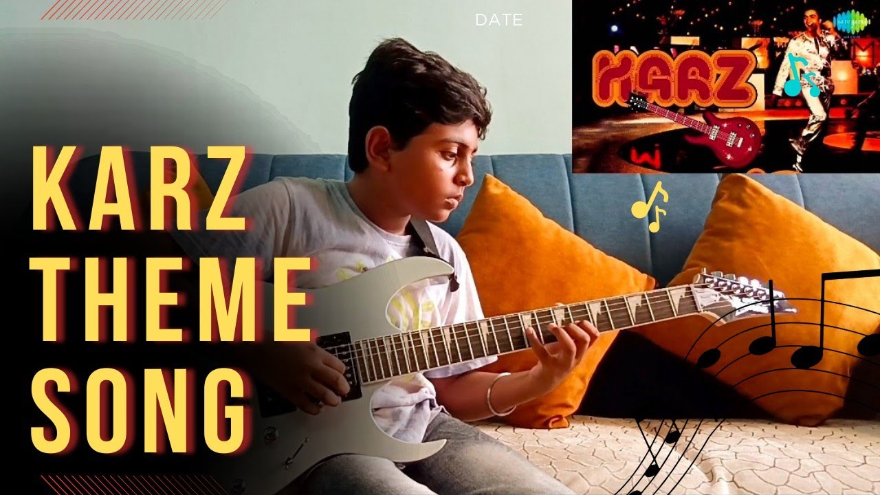 || Karz theme Instrumental song || Electric guitar cover ||covered by ...