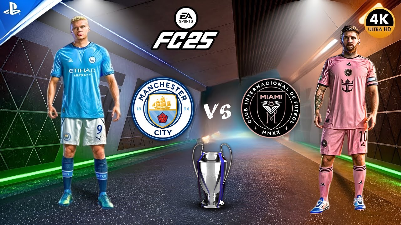 FC 25 - Inter Miami vs Manchester City | Haaland vs Messi | [4K60FPS ...