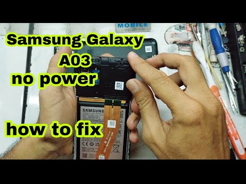 Samsung Galaxy A03, A02 No power/ How to fix - YouTube