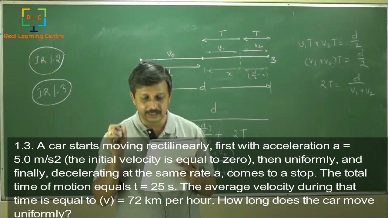 I E IRODOV Problem | IRODOV Problem - 1.3 with solution | Problems in general physics - YouTube