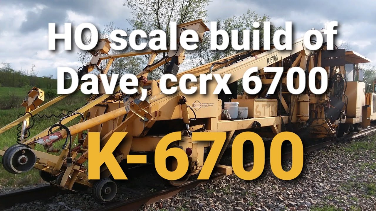 HO scale Pandrol Jackson 6700 build for Dave of ccrx 6700 part 1 - YouTube
