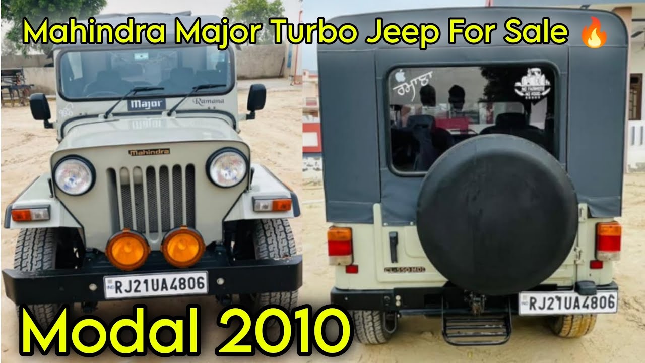 Mahindra Major Turbo Jeep 2010 Modal A1 Showroom Condition 🔥 For Sale # ...