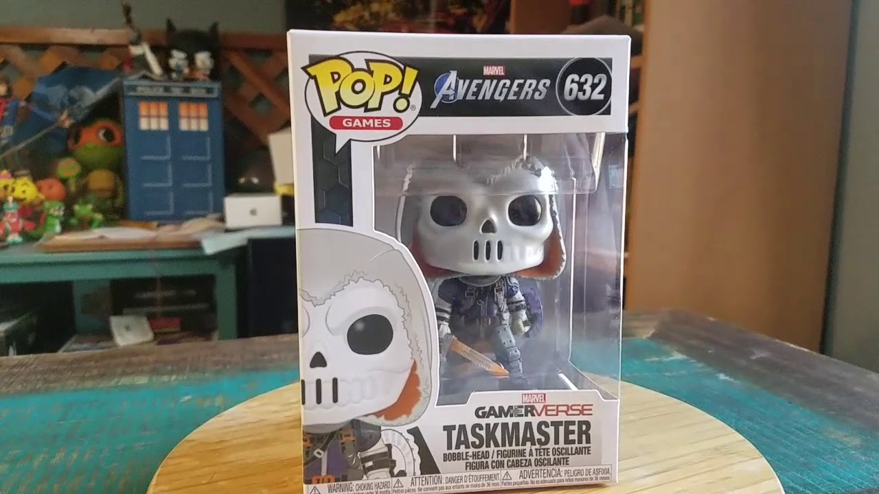 Pop! Taskmaster Avengers Game Marvel Funko Vinyl Figure Review - YouTube