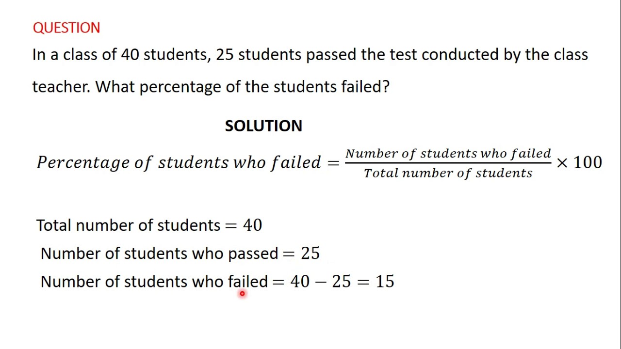 4 Expressing one quantity as a percentage of another PART II - YouTube