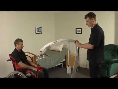 Hastanın sandalyeden yatağa taşınması mekanik