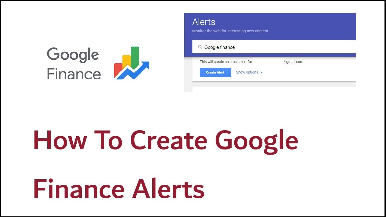 How To Create Google Finance Alerts - YouTube