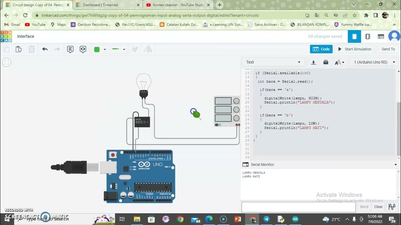 13. Projek Smarthome berbasis Arduino dan Interface Python 3 || Ellan || Inayah Muthmainah - YouTube