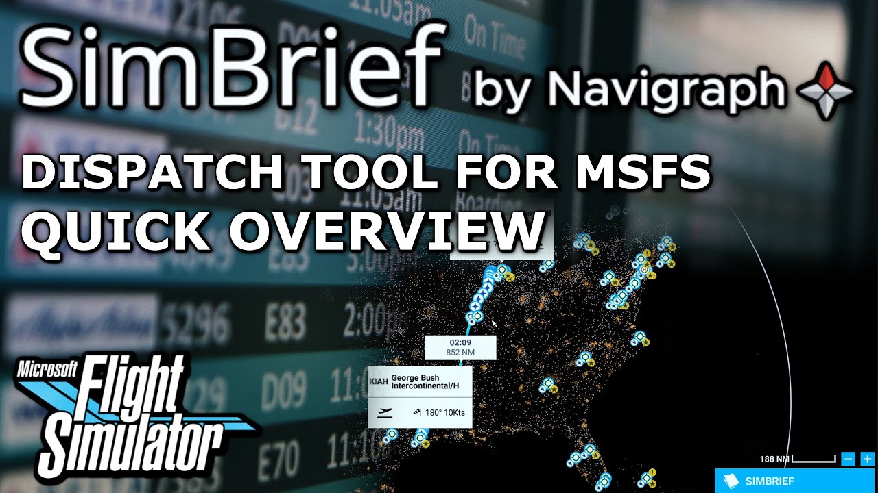 All about NEW SIMBRIEF DISPATCH TOOL INTEGRATION for MSFS in 5 MINUTES ...