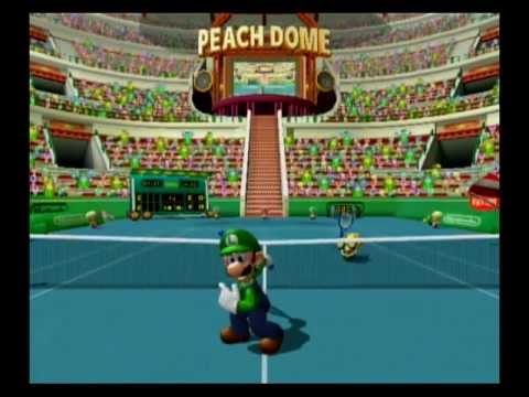 Mario Power Tennis Part 1 - Intro & Mushroom Cup - YouTube