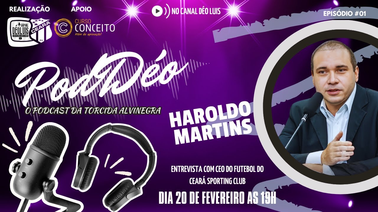 ESTREIA POD DÉO! HAROLDO MARTINS É O CONVIDADO! - YouTube