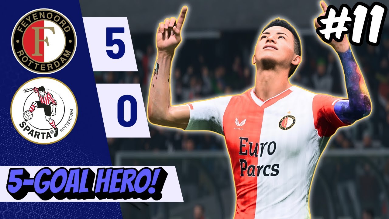 5-Goal Hero at Feyenoord - EAFC 24 Player Career Mode Ep. 11 - YouTube